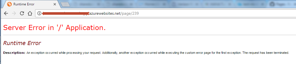 Server Error In Application After Upgrading To 6 0 Rock Community