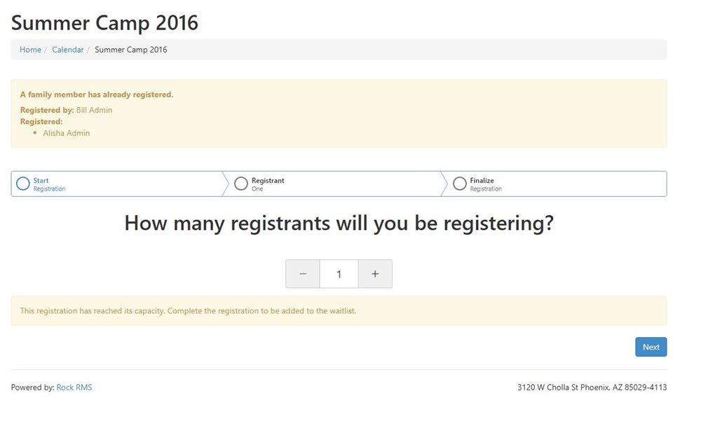 Registration Notice - Halt You've Already Registered! | Rock Community